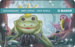 Gift Card: Frog (Manor, Switzerland(Manor) Col:CH-MAN-034