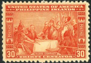 Stamp: Blood compact in 1565 (Philippines(Paintings) Mi:PH 367,Sn:PH ...