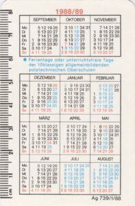 Calendrier de poche: Heer (Allemagne, République démocratique;DDR ...