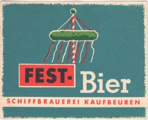 Drink Label: Schiffbrauerei Festbier (Schiffbrauerei Kaufbeuren ...