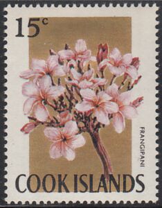 Stamp: Frangipani (Cook Islands(Flowers) Mi:CK 163y,Yt:CK 237,Sg:CK 239B