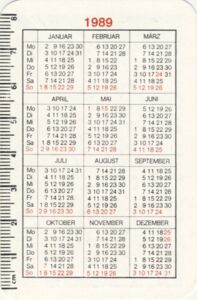 Calendrier de poche: Gera Information (Allemagne, République ...