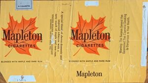Paquete de Cigarrillos: Mapleton (Estados Unidos de AméricaCol:US-CT-0701