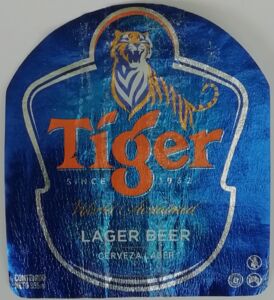 Drink Label: Tiger Lager (Limba Services S.A.C., PeruCol:PE-BEER-000131