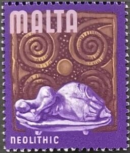Stamp: Neolithic Era (Malta(Definitives 1965-1977: History of Malta) Mi ...