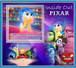 Stamp: Animation, Cartoons Pixar Inside Out (Djibouti: Illegal Stamps(Djibouti) Col:DJ 2021-02/3