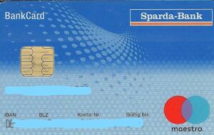 Bank Card: Sparda-Bank - BankCard ec (Sparda-Bank Südwest eG, Germany ...