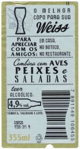 Drink Label: Brahma Extra Weiss (Ambev, BrazilCol:BR-BEER-000850
