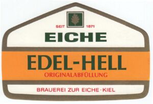 Drink Label: Eiche Edel Hell (Brauerei zur Eiche closed, Germany ...