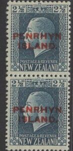 Stamp: King George V (Penrhyn(King George V with overprint on New ...