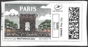 Stamp: Paris. Arc De Triomphe (France: Personalized Stamps ...