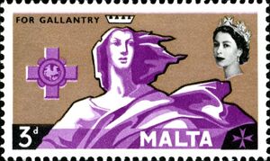 Stamp: For Gallantry (Malta(Commemmoration of the George Cross to Malta ...