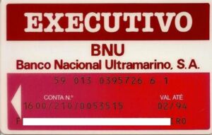 Bank Card: BNU - Banco Nacional Ultramarino S.A. (Banco Nacional ...