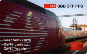 Gift Card: SBB Electric Locomotive Re 460 (SBB, Switzerland(SBB) Col:CH ...