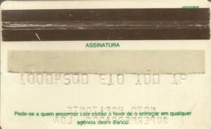 Bank Card: Multibanco (Banco Nacional Ultramarino, PortugalCol:PT-GM-0098