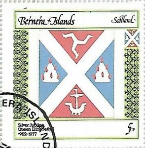 Stamp: Emblems (Scotland, Bernera Island: Cinderella Stamps(Silver ...