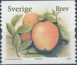 Stamp: Apples (Sweden(Autumn Harvest) Mi:SE 2652,Sn:SE 2594,Yt:SE 2634 ...