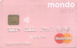 Bank Card: mondo BETA (Wirecard Card Solutions Ltd, United Kingdom of ...