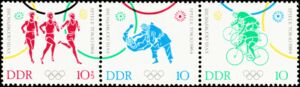 Stamp: Olympic Games, Tokyo (Germany, Democratic Republic (DDR)(Summer ...