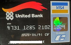 Bank Card: United Bank (United Bank of Denver, United States of ...