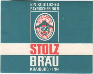 Drink Label: Stolz Bräu (Stolz Bräu Kraiburg, Germany, Federal ...