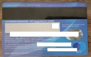 Tarjeta de Banco: Mashreq - Rewards (Mashreq, EgiptoCol:EG-MC-0040