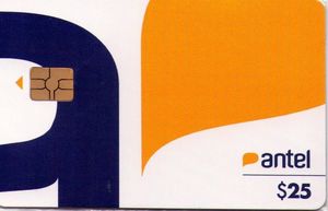 Telefonkarte: Nuevo logo Antel (Antel, Uruguay(2010/11 - Chip - Nuevo ...
