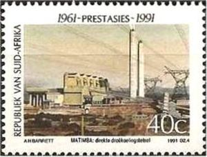 Stamp: Matimba Power Station (South Africa(30th Anniversary of Republic ...