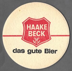 Beer Coaster: Haake Beck (Haake-Beck Brauerei AG (Anheuser-Busch InBev ...