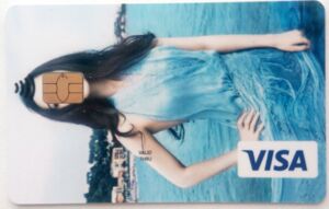 Bank Card: Lady. Personal design card (PrivatBank, UkraineCol:UA-VI-0868