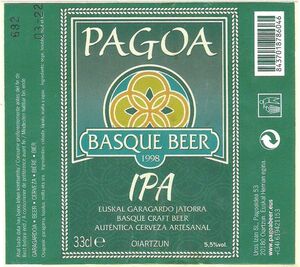 Drink Label: Pagoa Ipa (Euskal Garagardoa,S.L., SpainCol:ES-BEER-002484