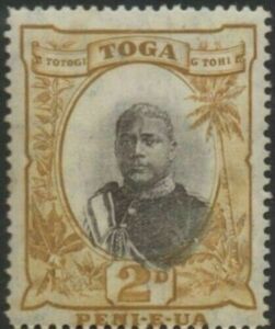 Stamp: King George Tupou II (1874-1918) (Tonga(Definitives 1897: King ...