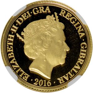 Coin: 1 Guinea (Queen Elizabeth II 90th & Prince Philip’s 95th Birthday ...