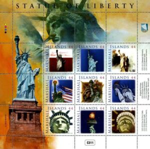 Stamp: Statue of Liberty (Marshall Islands(Statue of Liberty) Mi:MH ...