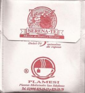 Tea Bag: Serena-Te Mezcla de Frutas y Hierbas (Plamesi, MexicoCol:TB-MX ...