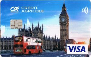 Bank Card: London - Big Ben (Credit Agricole Bank Polska, PolandCol:PL ...