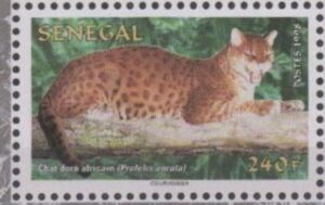 Stamp: African Golden Cat (Profelis aurata) (Senegal(World Nature ...