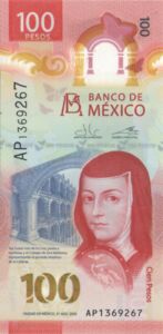 Banknote: 100 Pesos (Mexico(2017-2022 "Historical Identity and Natural ...
