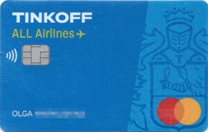 Bank Card: TINKOFF All Airlines (Tinkoff Credit Systems, RussiaCol:RU ...