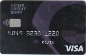 Bank Card: Home Card (Home Credit Kazakhstan, KazakhstanCol:KZ-VI-0078.02