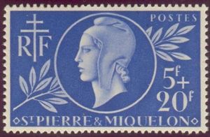 Stamp: French Support (Saint Pierre and Miquelon(French support) Mi:PM ...