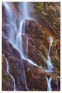 Tarjeta Postal: Grace waterfall (Rusia) (_ Ergaki National Park) Col:RU ...