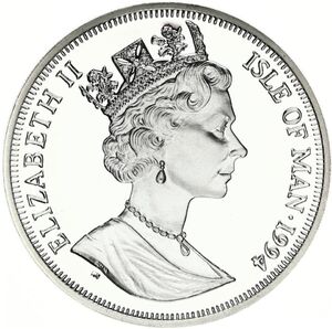 Coin: 1 Crown (25th Anniv. of First Concorde Flight - Silver edition ...