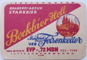 ملصقة الشراب: Bockbier Hell Felsenkeller (Meissner Felsenkeller ...