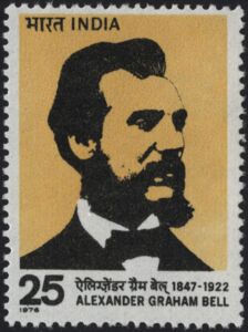 Stamp: Alexander Graham Bell (1847-1922) Commemoration (IndiaMi:IN 669 ...