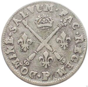 Moneda: 5 Sols (Louis XIV. 1/16 Ecu - P - Dijon) (Francia(1643~1715 ...