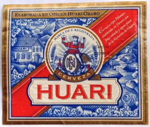 Drink Label: Huari (Cervecería Boliviana Nacional S.A., BoliviaCol:BO ...