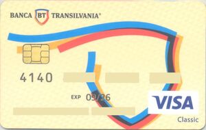 Bank Card: BT new sigla (Banca Transilvania, RomaniaCol:RO-VI-0182.03
