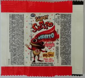 Envoltorio de chocolate: Arcor Super Sapito (Arcor de Perú S.A., Perú ...