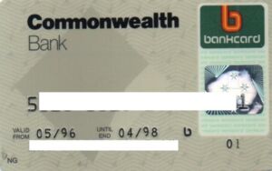 Bank Card: Commonwealth Bank (Commonwealth Bank, AustraliaCol:AU-GM-0013
